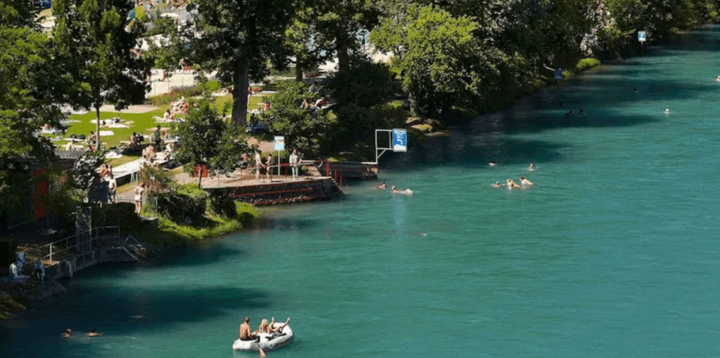 Floating Down a River: These Swiss Workers found a Perfect Way to Relax ...